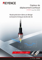 Capteur de déplacement confocal Série CL-3000 | KEYENCE France
